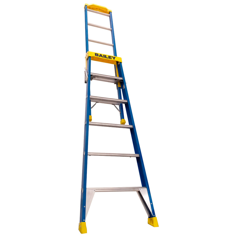 Bailey Pro Punchlock Step Extension Ladder Fibreglass - BLS Ladders